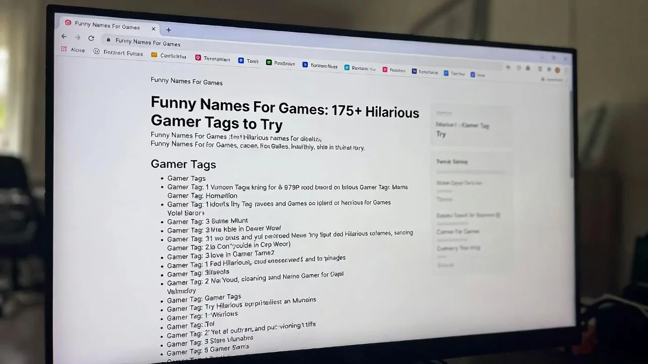 Funny Names For Games: 175+ Hilarious Gamer Tags to Try - hahahanames